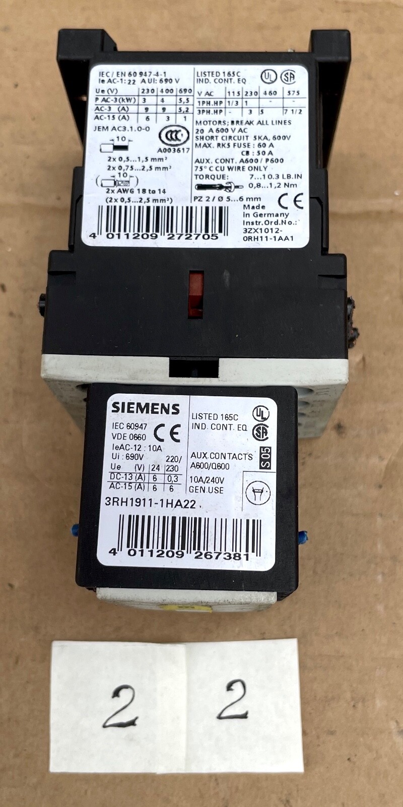 Siemens Leitungsschutzschalter IEC/EN 60 947-4-1, IEC 60947 VDE 0660 | eBay