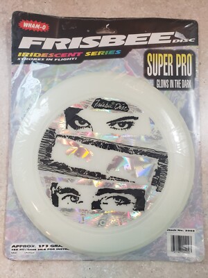 Vintage Wham-O Frisbee Disc SuperPro Glow in the Dark Tracker 133 Gram ...