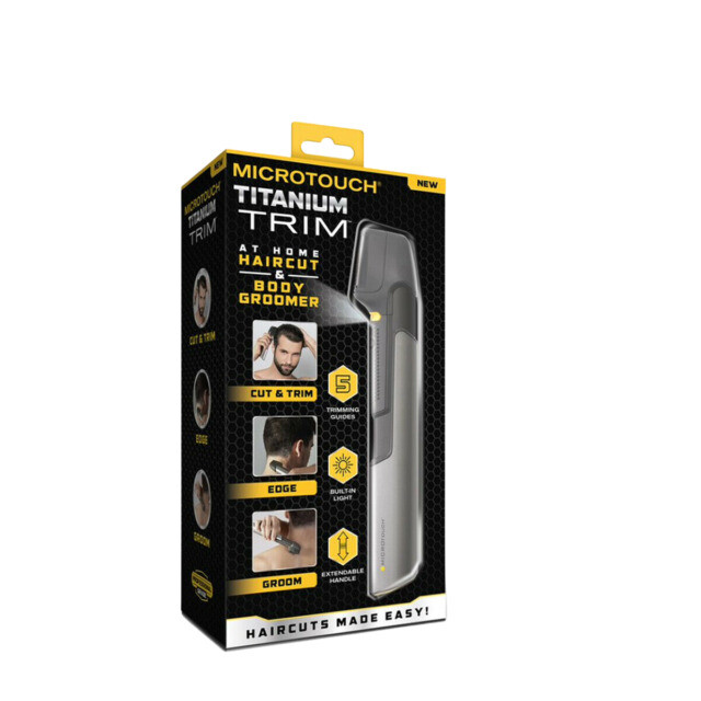 MICRO-TOUCH 092120 Titanium Hair Cutting Trimmer Tool - Grey for sale ...