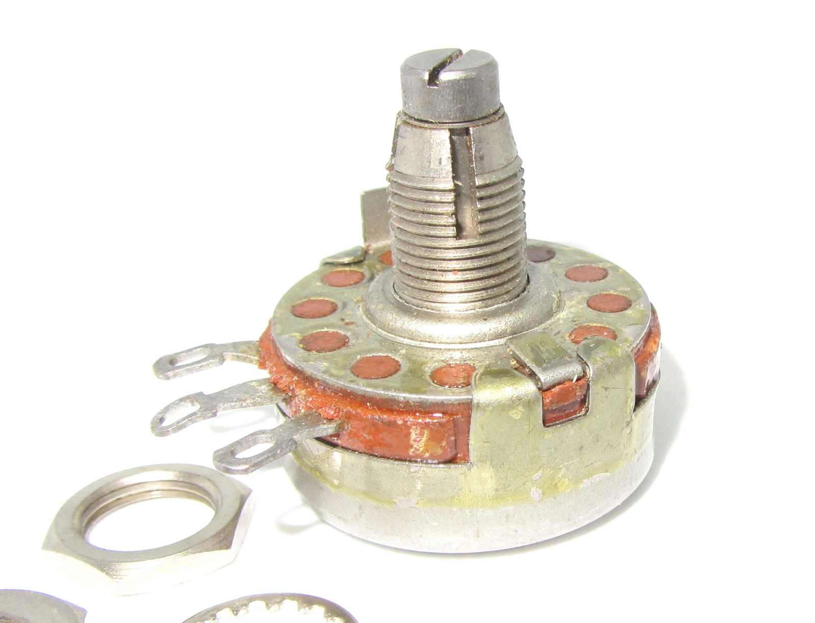 100K Allen Bradley Pot Type J - Locking Shaft Nut Linear Taper ...