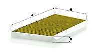 New Filter, interior air for MERCEDES-BENZ:CLK,W203,S202,S203,C209 ...
