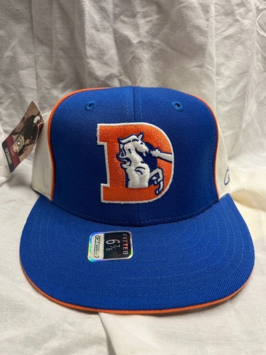 NFL Reebok Vintage Denver Broncos Men's Fitted Cap Size- 6 7/8 | eBay