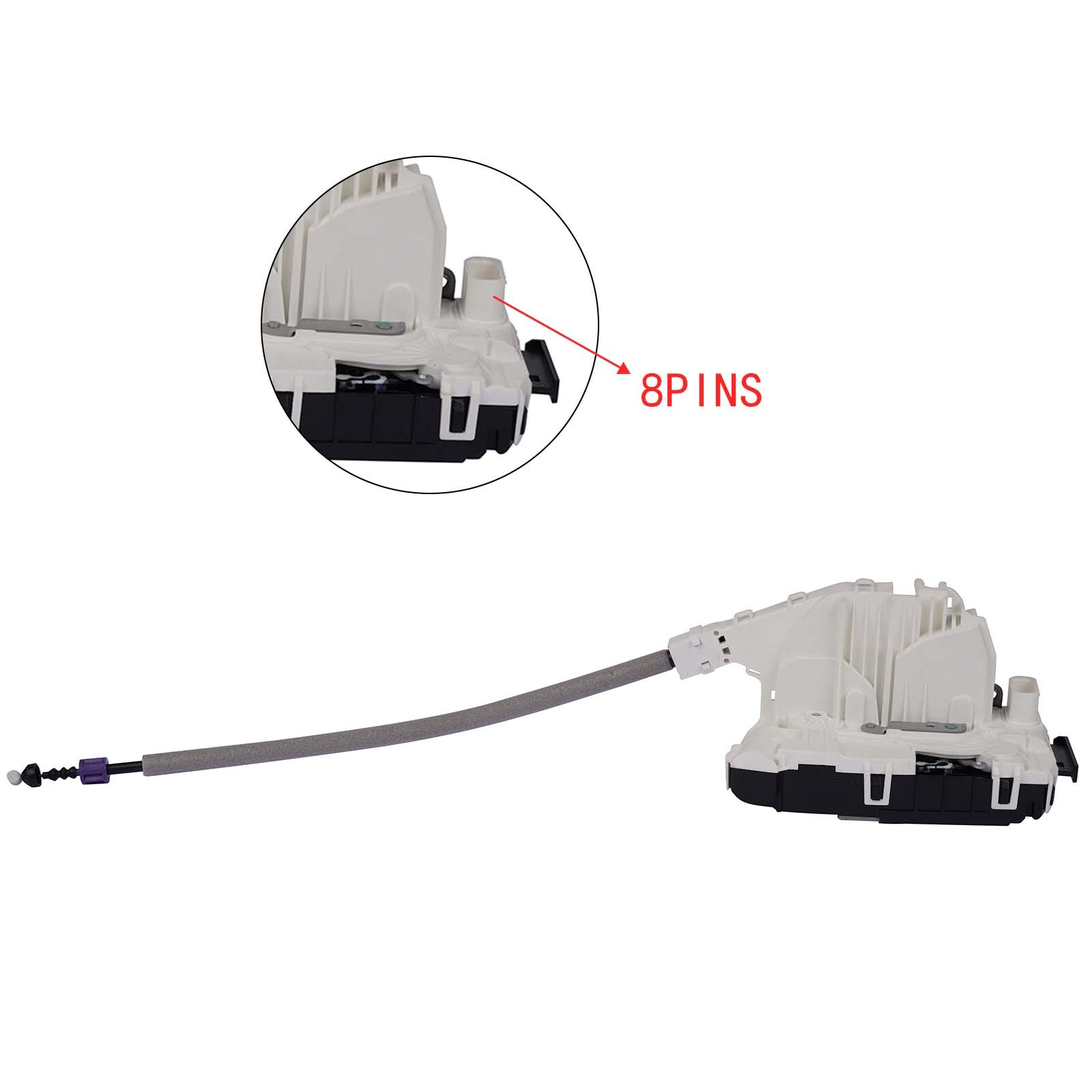Door Lock Actuator 8 Pins Front Left For Mercedes-Benz E 350 4Matic ...