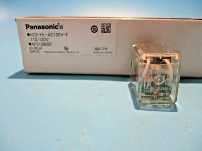 NEW PANASONIC HC2-HL-AC120V-F RELAY 110/120V COIL AP312606F | eBay