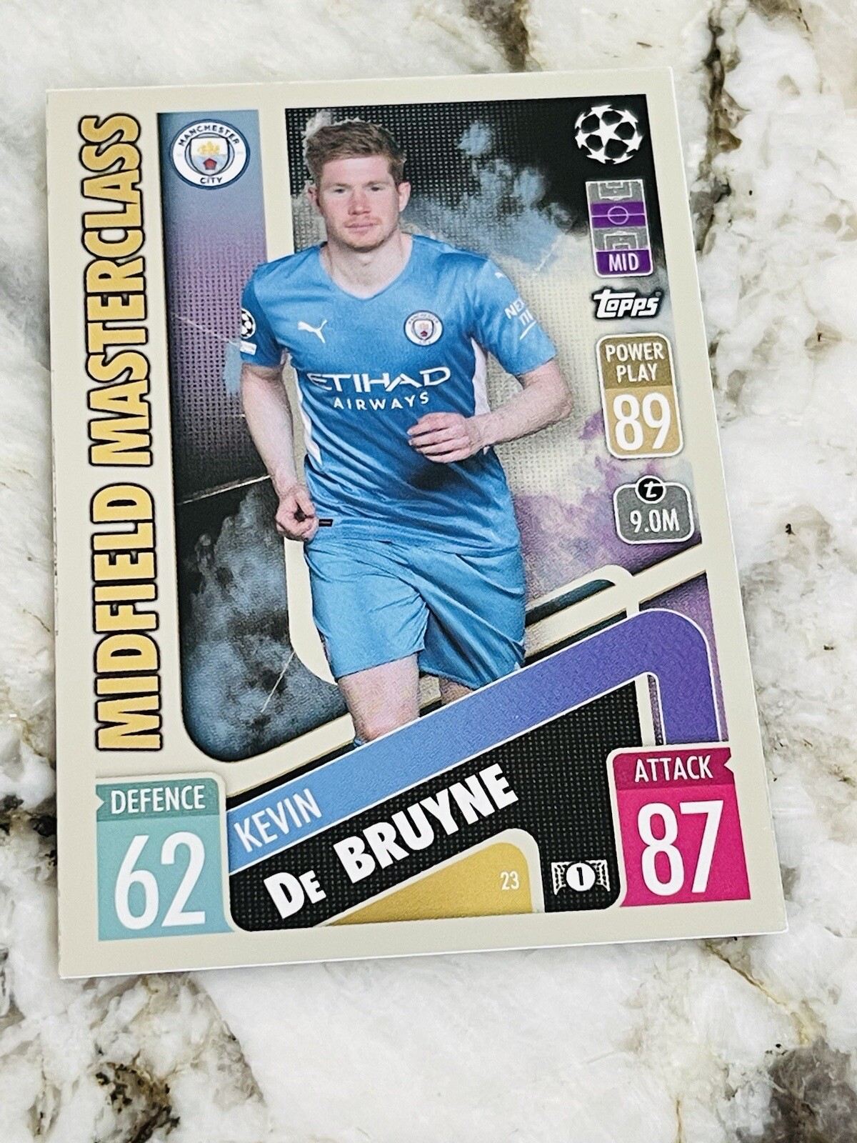 2021-22 Topps Match Attax UCL - Midfield Masterclass #23 Kevin de ...