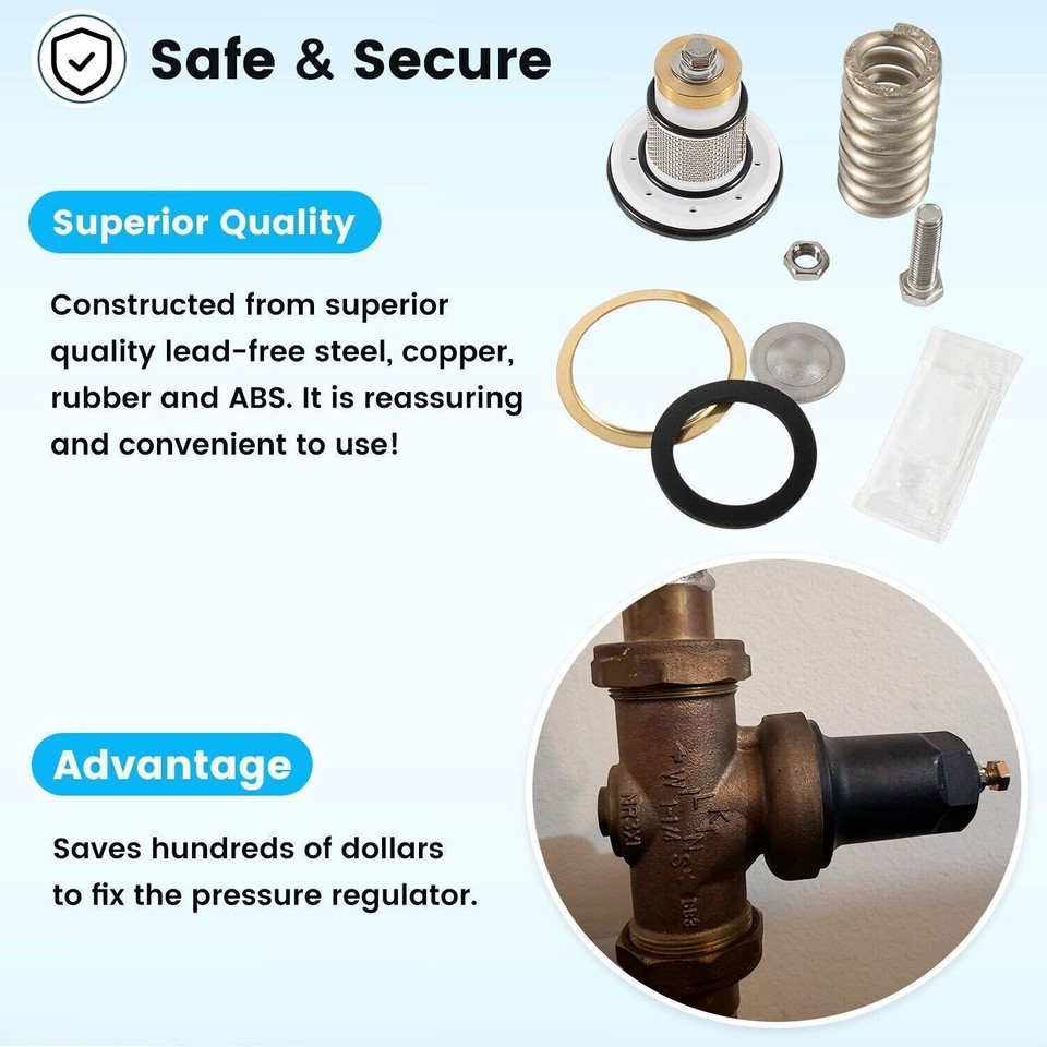 For RK114-NR3XL 1-1/4'' Pressure Reducing Valve Repair Kit for Models ...