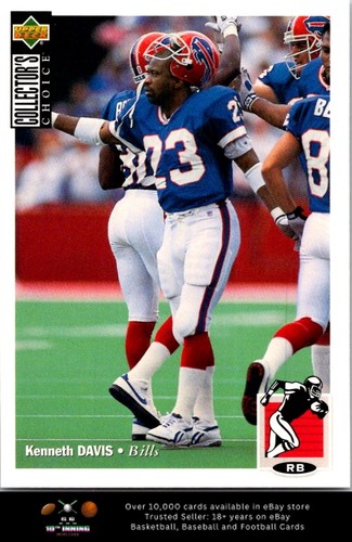 1994 Collector's Choice FOOTBALL #283 Kenneth Davis | eBay