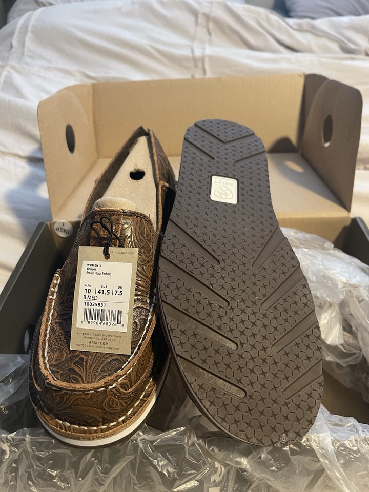 Ariat® Ladies Cruiser Copper Blanket Embossed Slip On Shoes 10044534 w ...