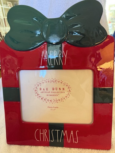 Rae Dunn Merry Christmas Present Frame | eBay