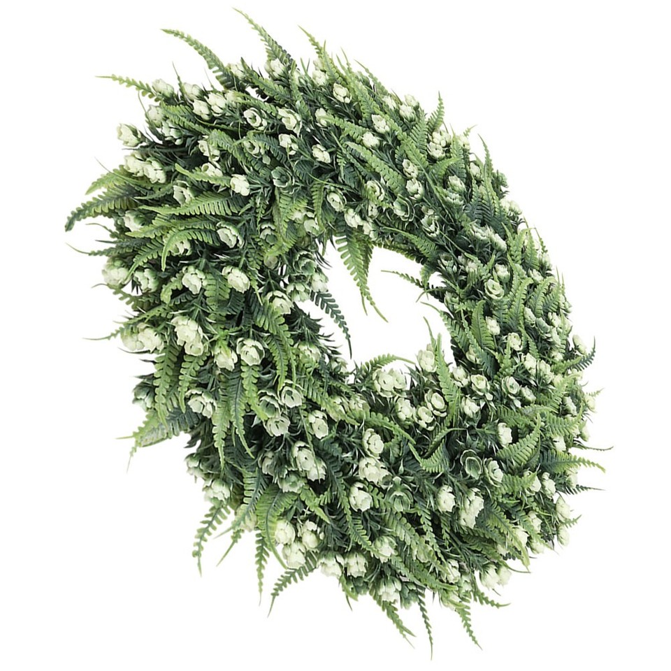 Flower Wreath Hanging Artificial Door Decorative Wreaths for Indoors ...
