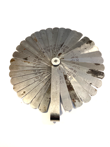 Snap On Tools USA 35 Finger Feeler Gauge Set SAE Metric FB335 .0015 ...