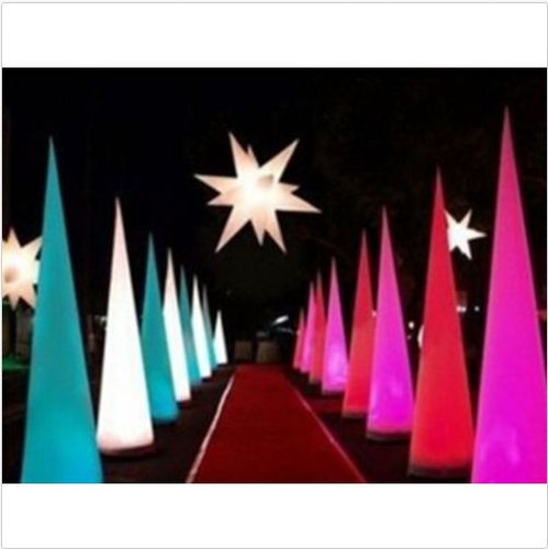 Event LED Inflatable Crescent /Cone Decoration with Blower BI | eBay