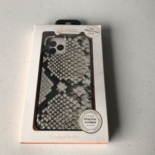 Sonix Leather Series Snakeskin Case for iPhone 11 Pro / XS (5.8") - Python Gray | eBay