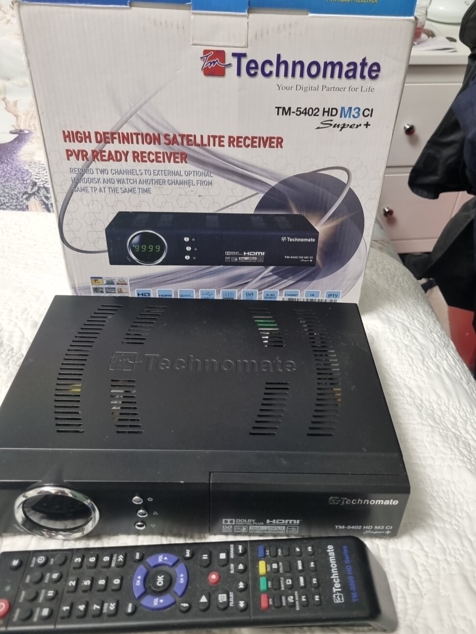 Technomate Tm-5402 HD M3 CI Super LAN USB PVR 1080p Digital Satellite ...