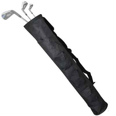 Golf Pencil Bag with 3 Pockets,Padded Straps, Ideal for Travel & Golf ...