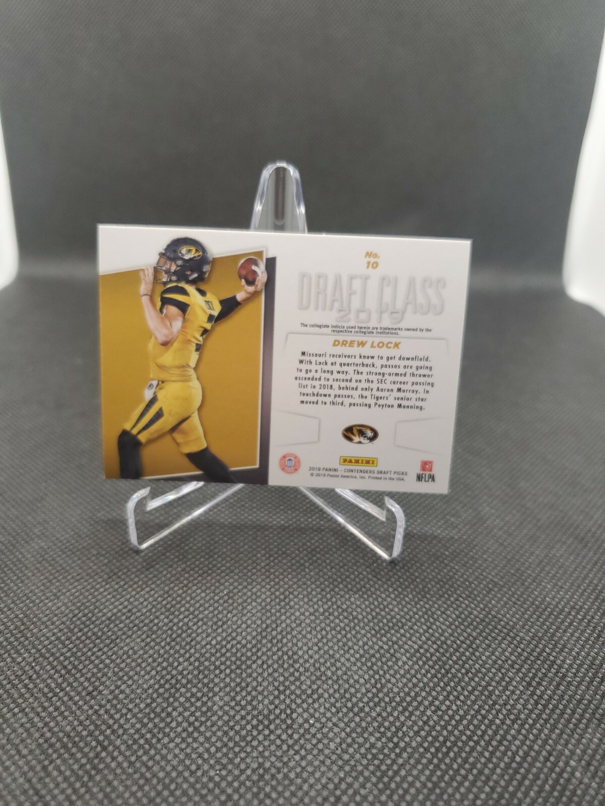 2019 Panini Contenders Draft Picks - Draft Class Drew Lock #10 (RC) for ...