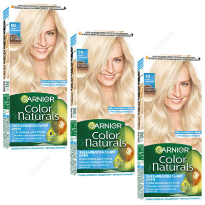 Garnier Color Naturals E0 Super Blonde Bleaching Color hair 3 Box | eBay