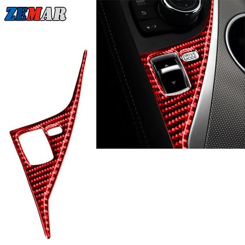 Red Carbon Fiber Console Drive Mode Switch Cover For Infiniti Q50 Q60 ...