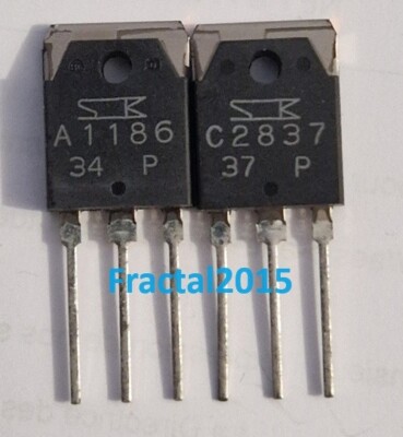 1PAIRS 2SA1186 2SC2837 A1186 C2837 TO-3P | eBay