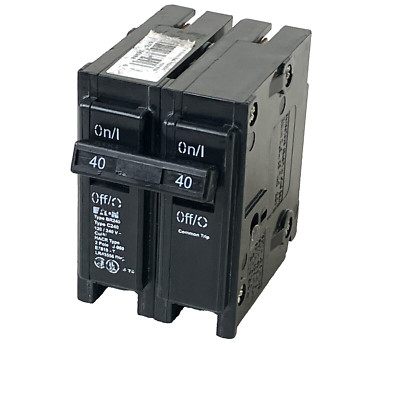 Eaton BR240 40 AMP 2 POLE 120/240VA TYPE BR CIRCUIT BREAKER New Style ...