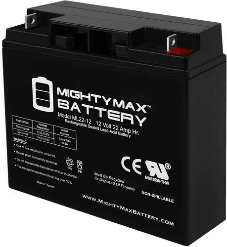 12V 22AH SLA Battery for Matco Tools PS2200JS Jumpstarter 7445006783756 ...