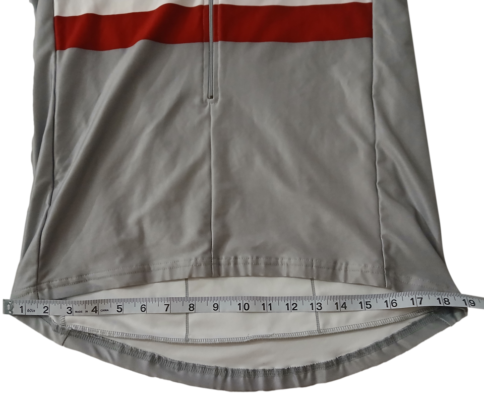 Vintage Nike Dri-Fit Cycling Jersey Mens Large Blue White Red Stripe ...