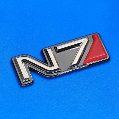 Mass Effect 1 2 3 3D N7 Spectre Logo Metal Emblem for Car PC Case SUV ...