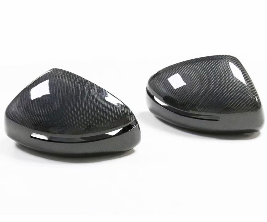 For Audi R8 2007-2012/TT 2007-2014 Real Carbon Fiber Rearview Mirror ...