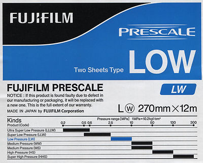 Fujifilm Prescale Low (LW) - Pressure Indicating Film | eBay.de