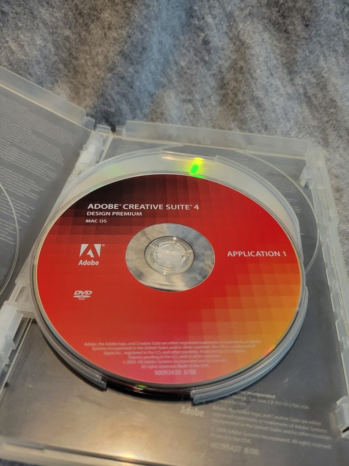 Adobe Creative Suite 4 CS4 Design Premium MacOS Used | eBay