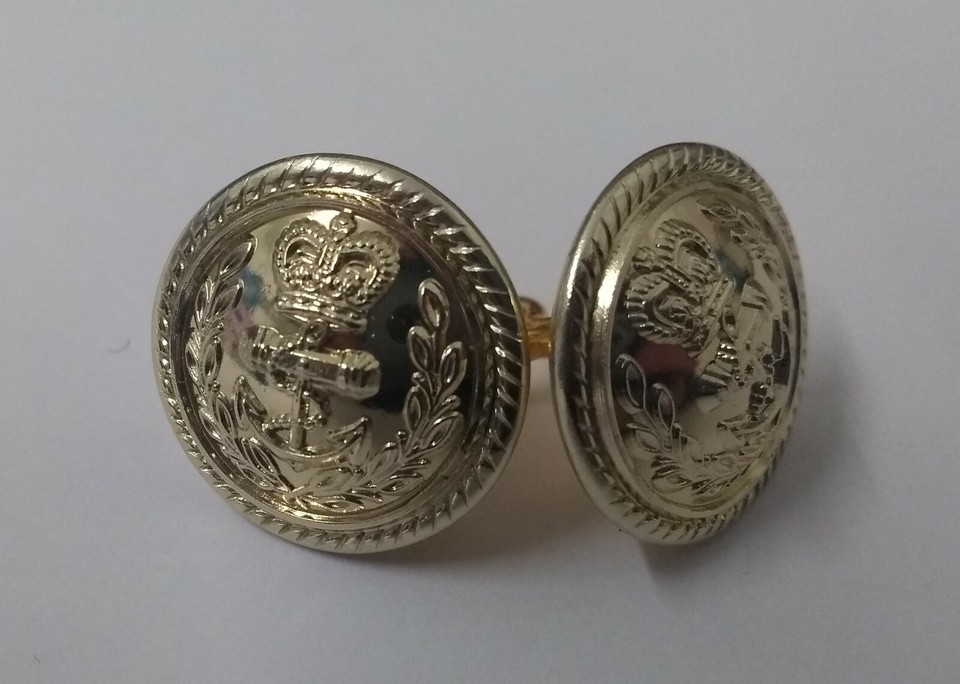 Genuine British Royal Navy RN Officers Flag Mess Dress Buttons 19mm 30L ...