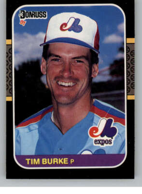 1987 Donruss #222 Tim Burke Expos | eBay