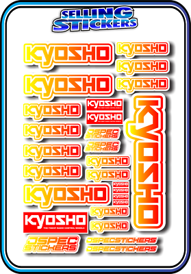 KYOSHO MODEL RC CAR DRONE BOAT BUGGY MINI Z STICKERS DECALS ROBOT R/C ...