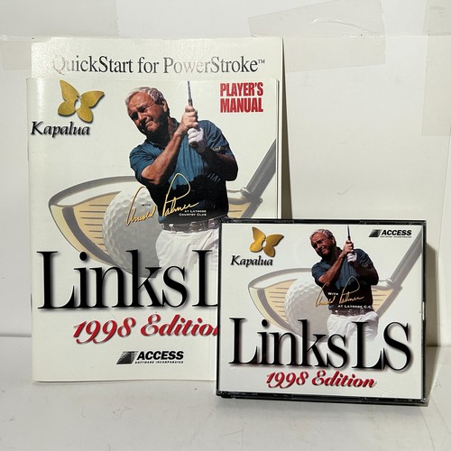 Links LS 1998 Edition Golf CD-ROM PC Game with Box & Manuals *BUY 2 GET ...