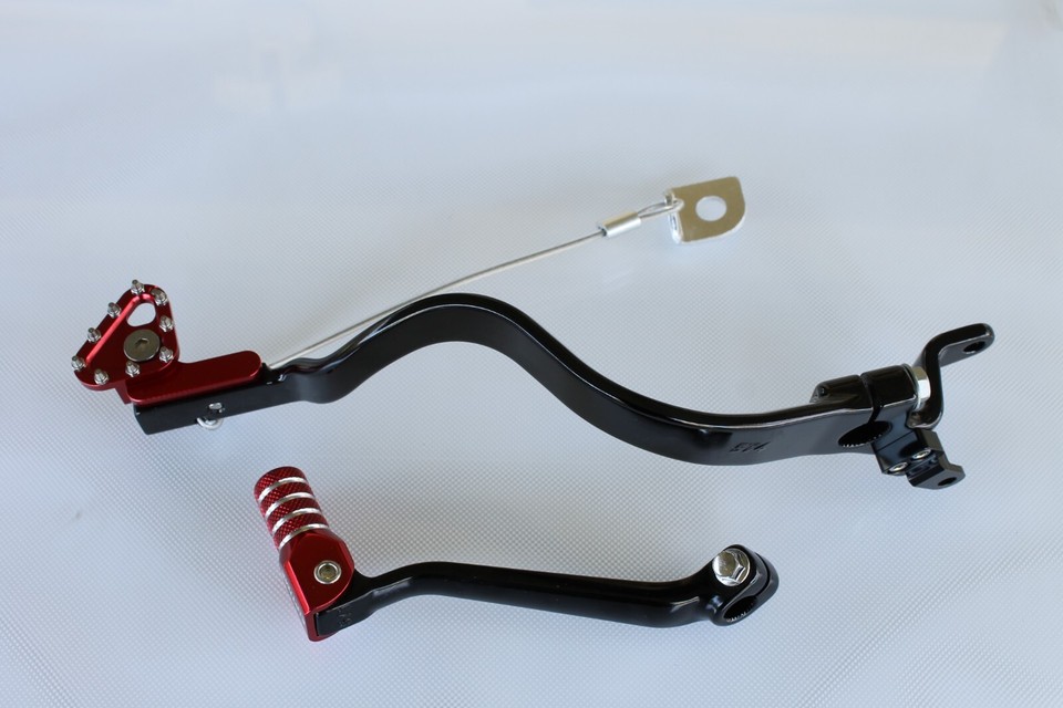 AIRTIME FORGED REAR BRAKE PEDAL & GEAR LEVER SET HONDA CRF250F (2019 ...