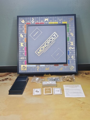 Monopoly Luxe Edition Navy Blue And Gold Version Never Used | eBay