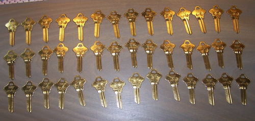 42 TAYLOR SC8 145ES KEY BLANKS UNCUT BRASS | eBay