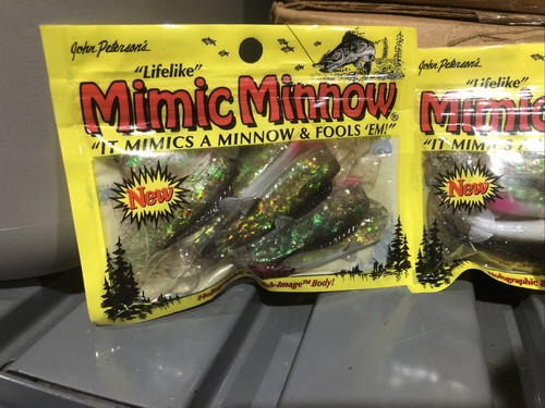 3- Northland Tackle Mimic Minnows Black Glitter MMCT35-11 | eBay