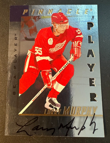 Larry Murphy 1997-98 Pinnacle Be A Player Autograph FOIL Auto #141 Red ...