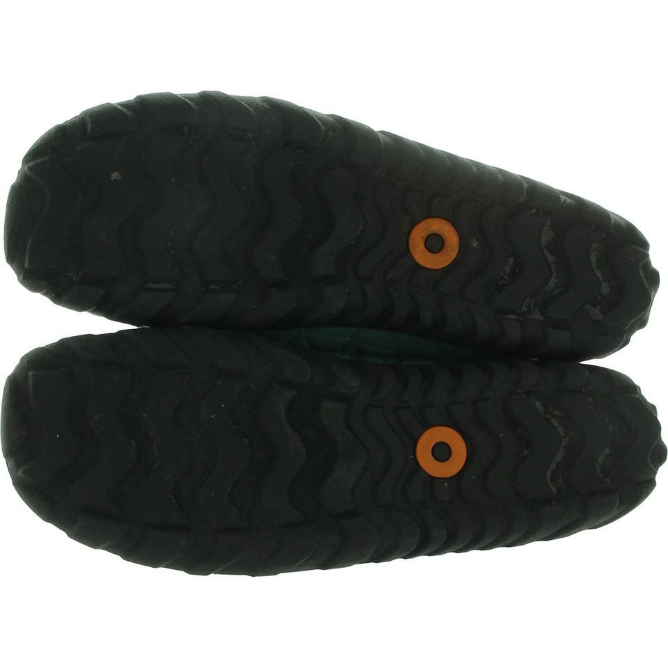 Bogs Womens Snowday II Green Quilted Scuff Slippers 11 Medium (B,M ...