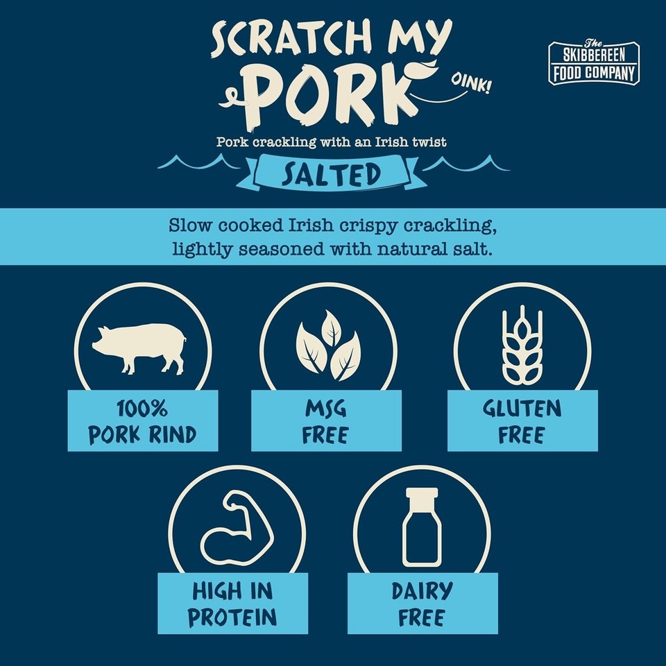 Scratch My Pork Bulk Pork Crackling - Lightly Salted Gluten Free Pork ...