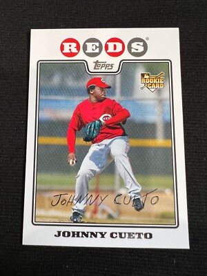 JOHNNY CUETO Cincinnati Reds 2008 Topps Flagship #476 Rookie Card RC ...