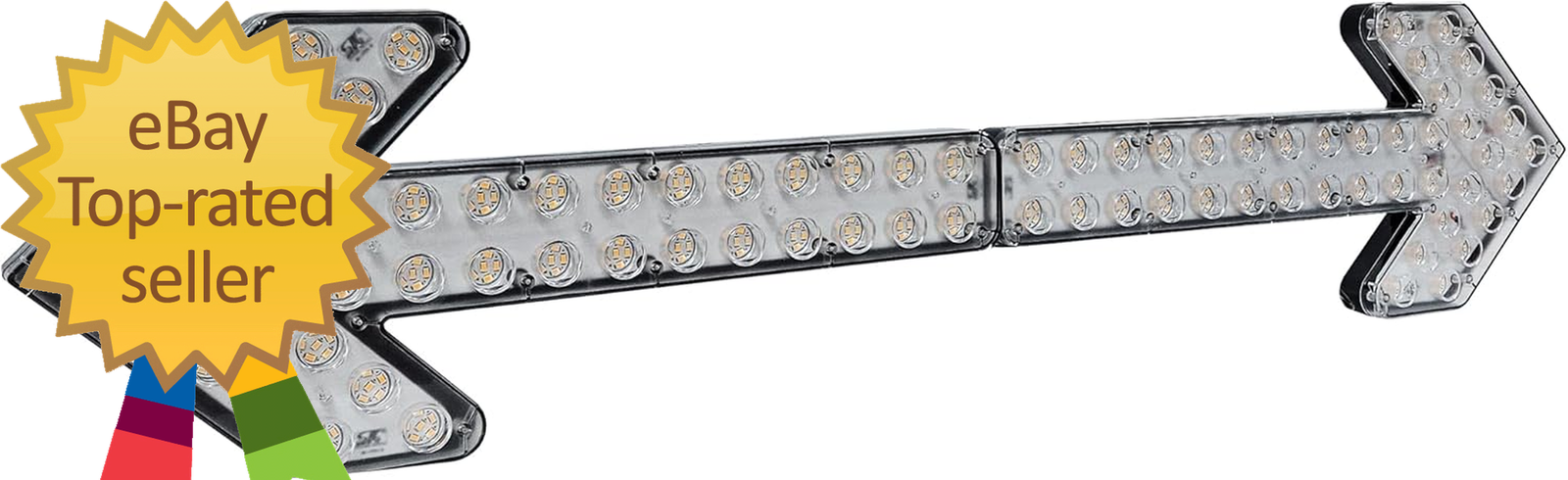 48" Traffic Advisor Arrow Board Light Control Sign Lightbar (Amber) | eBay