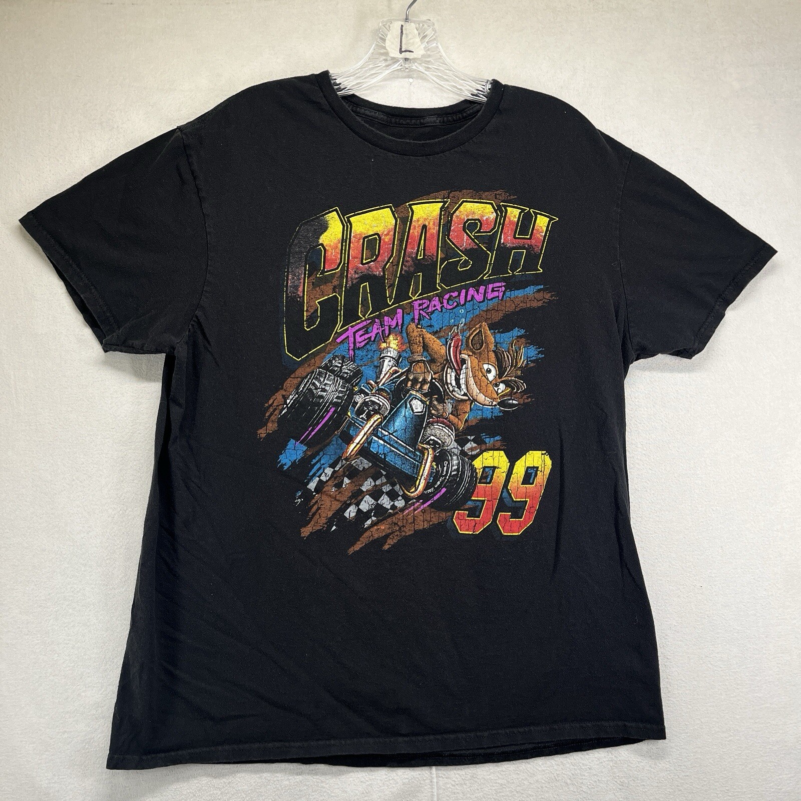 Crash Bandicoot Retro Gaming T Shirt Mens Size Large … - Gem