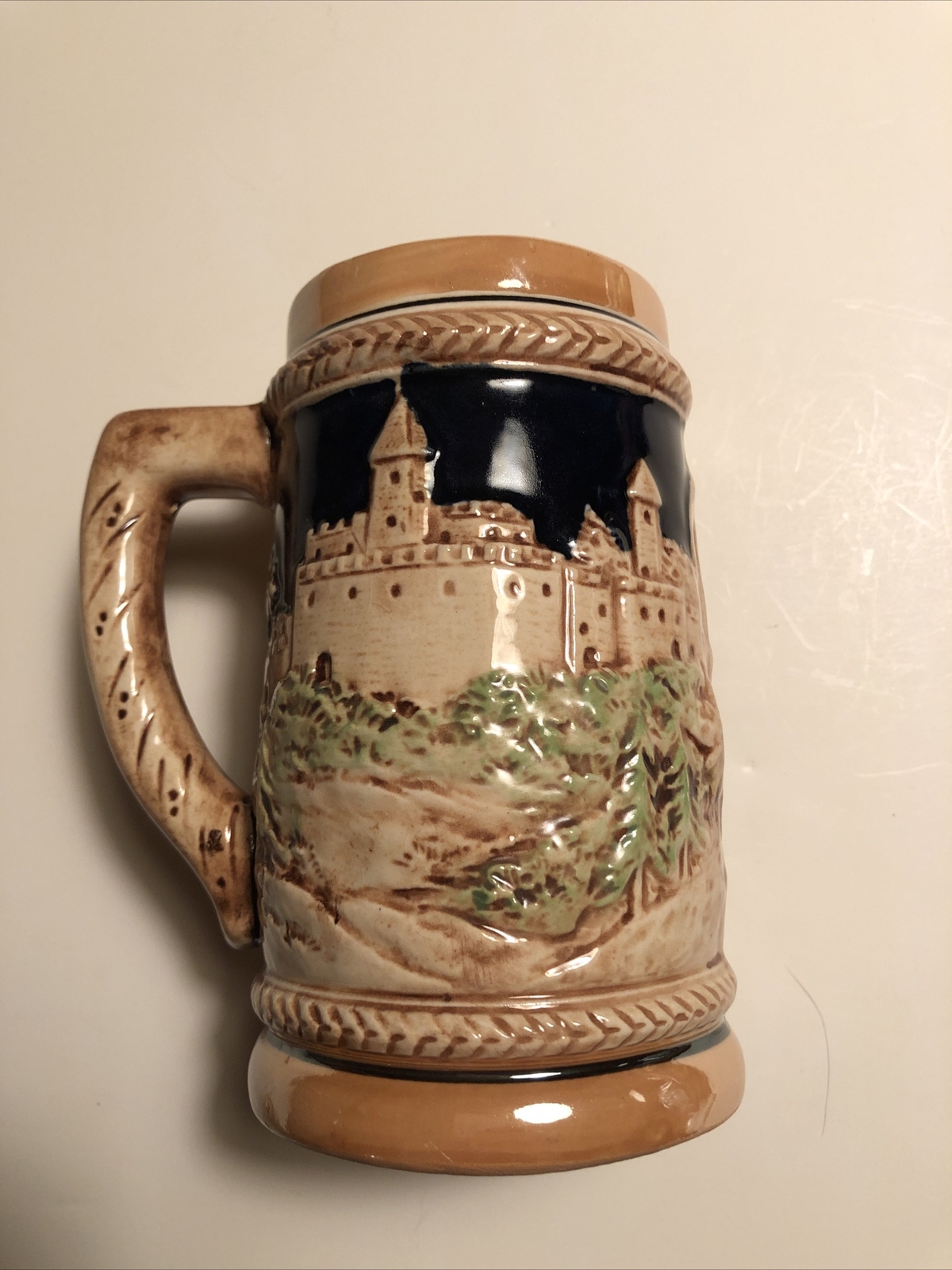 German Style Beer Stein Mug Textured 5 Inches Tall | eBay