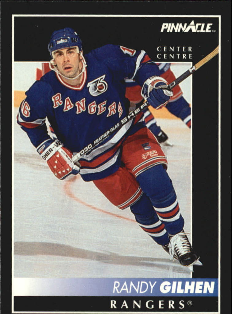 1992-93 (RANGERS) Pinnacle French #126 Randy Gilhen | eBay