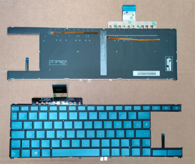 original Tastatur Asus ZenBook Duo UX481 UX481FA UX481FL Beleuchtung ...