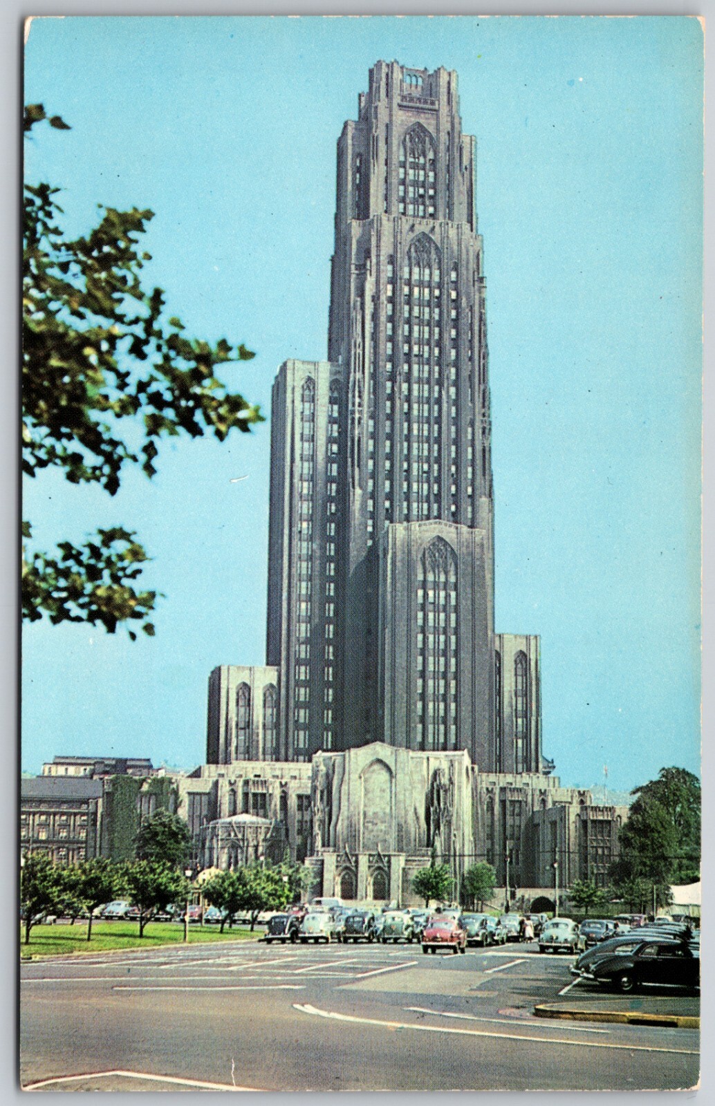 University Of Pittsburgh - Skyscraper Schoolhouse - 1951 Postcard P7515 ...
