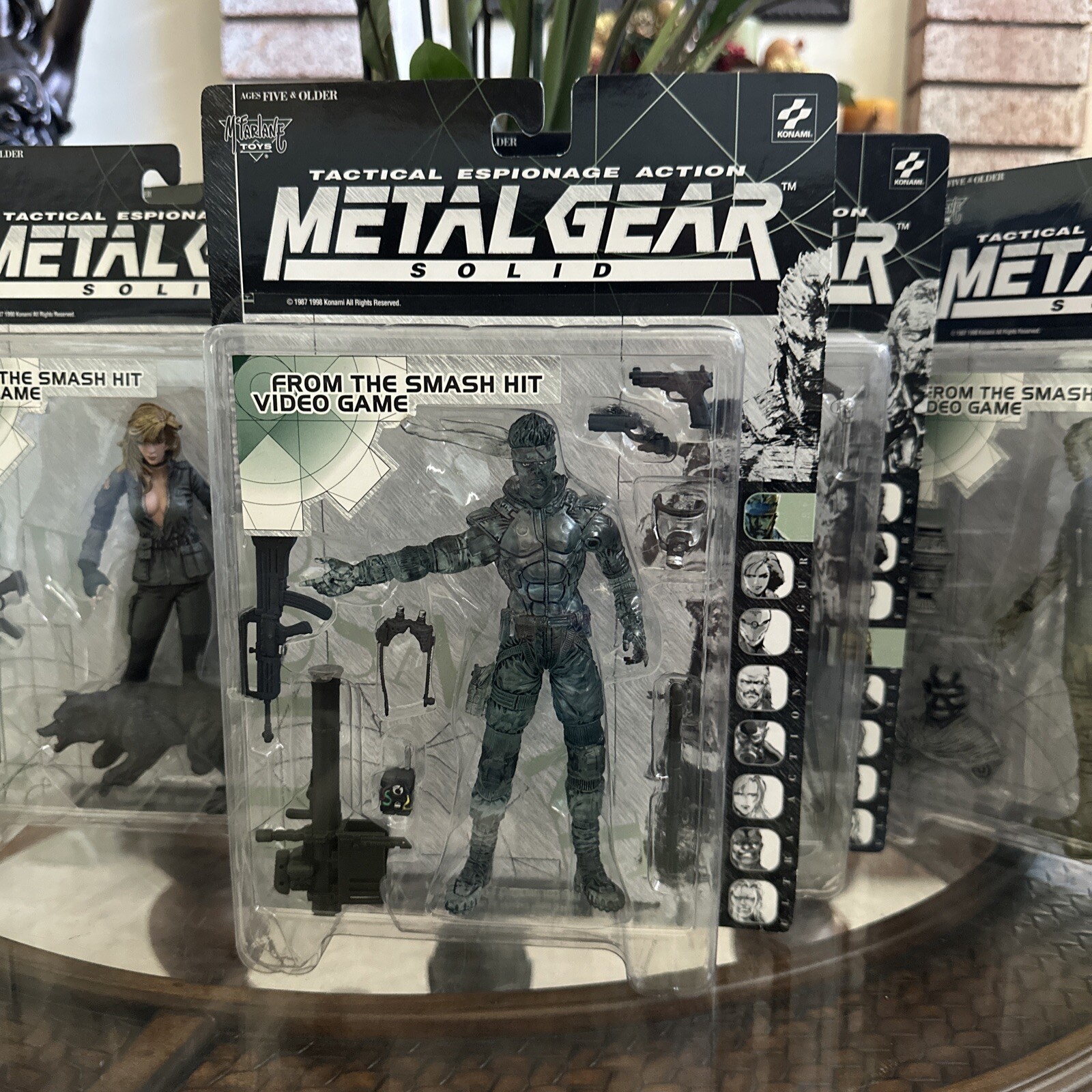 1999 McFarlane Konami Metal Gear Solid Solid Snake Action Figure Rare ...