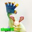 Coarse Coarsetoys x Instinc Toy Paw 12" Monkey-Rabbit Vinyl Figure TCC ...